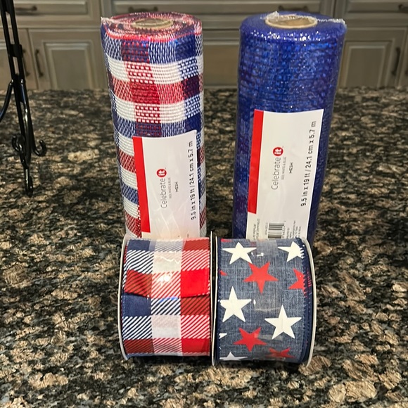 Celebrate It | Party Supplies | Celebrate It Red White Blue Mesh And ...